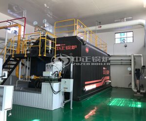 D Type Water Tube Gas Oil Fired Steam Boiler - Horizontal Gas Boiler
