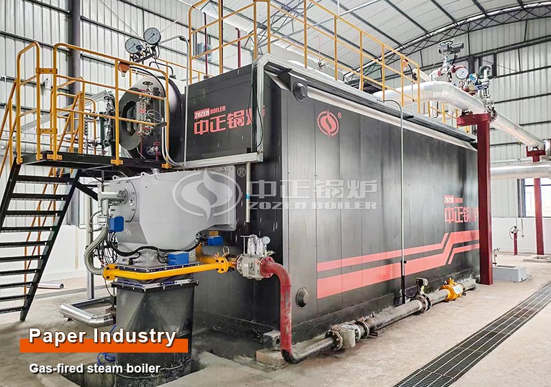 Gas Superheated Steam Boilers in Paper Industry - Horizontal Gas Boiler