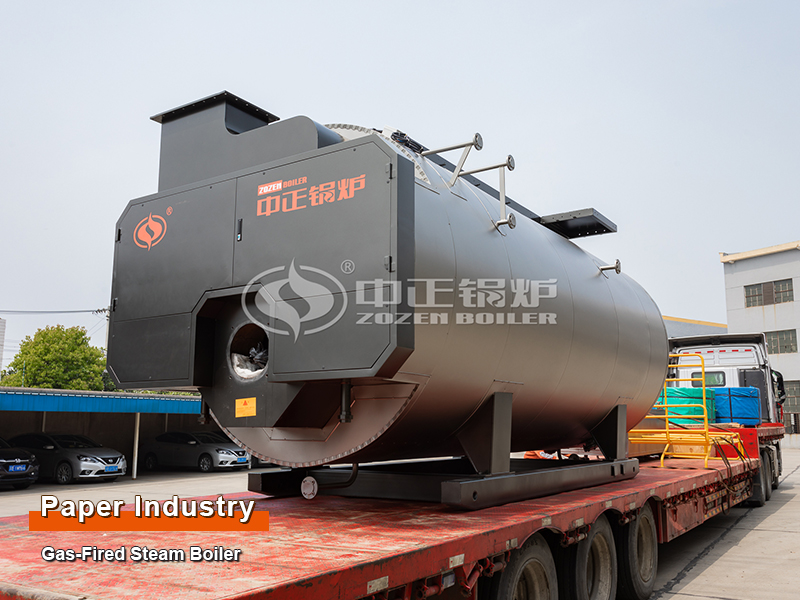 Venezuela Paper Industry 6 Tons Three-pass Gas Steam Boiler ...